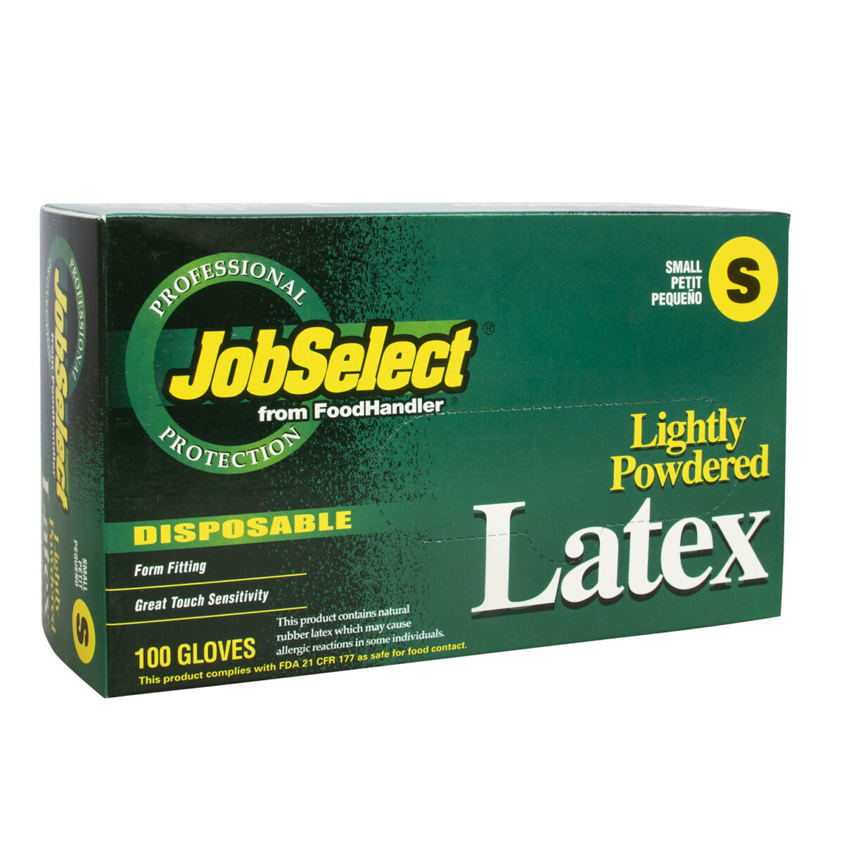 JobSelect® Natural Latex Gloves – FoodHandler®