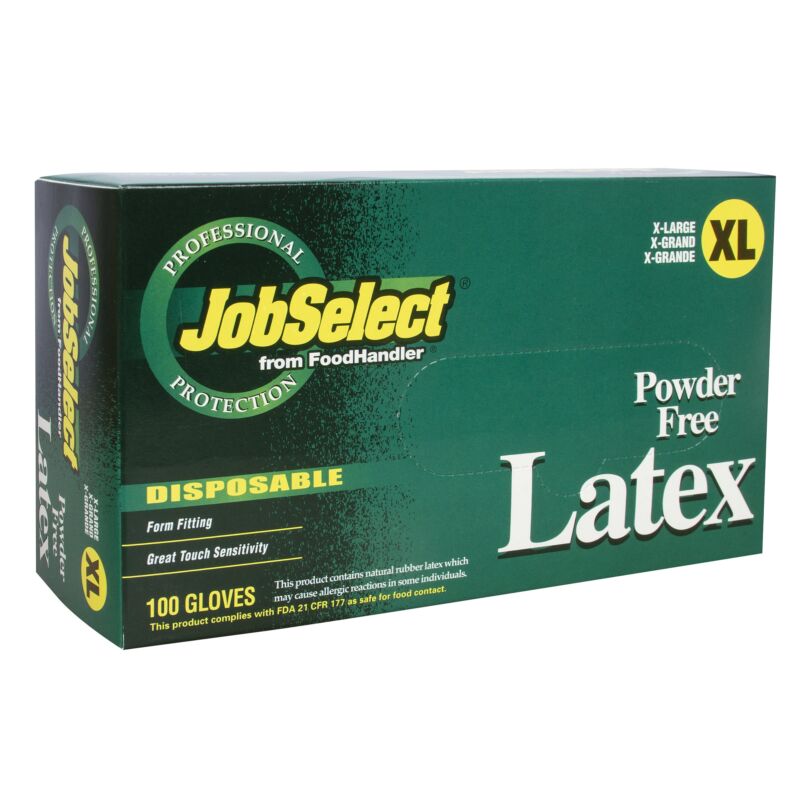 JobSelect® Natural Latex Gloves – FoodHandler®