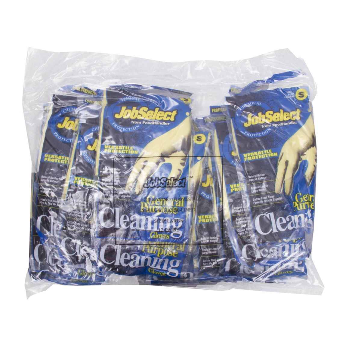 JobSelect® General Purpose Yellow Latex Cleaning Gloves – FoodHandler®