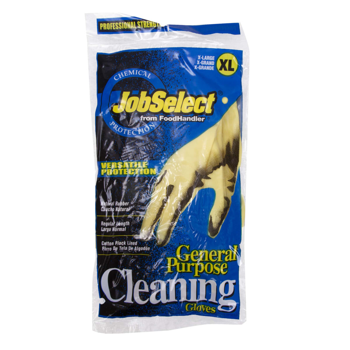 JobSelect® General Purpose Yellow Latex Cleaning Gloves – FoodHandler®