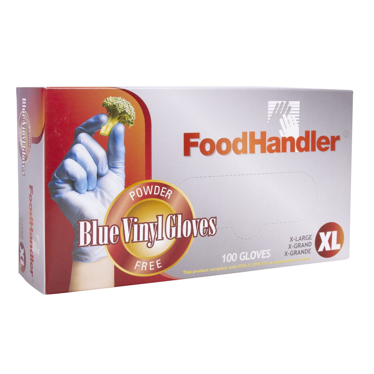 FoodHandler® Classic Blue Vinyl Gloves – FoodHandler®