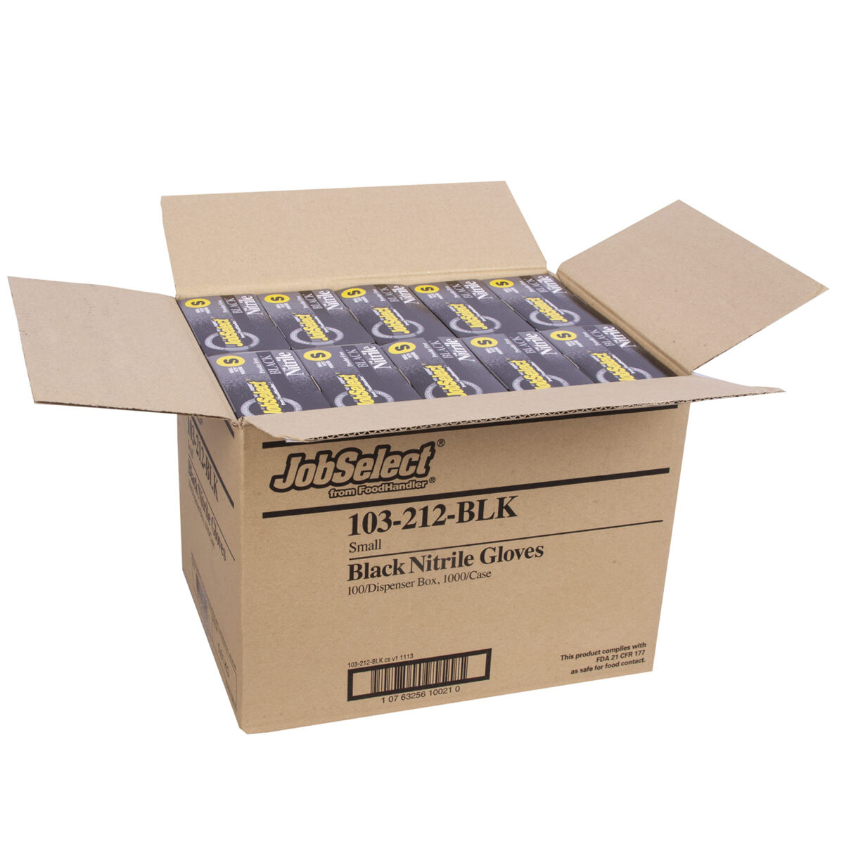 JobSelect® Black Nitrile Gloves – FoodHandler®